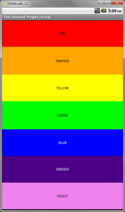 Android Project World: Android User Interface Design: Linear Layouts